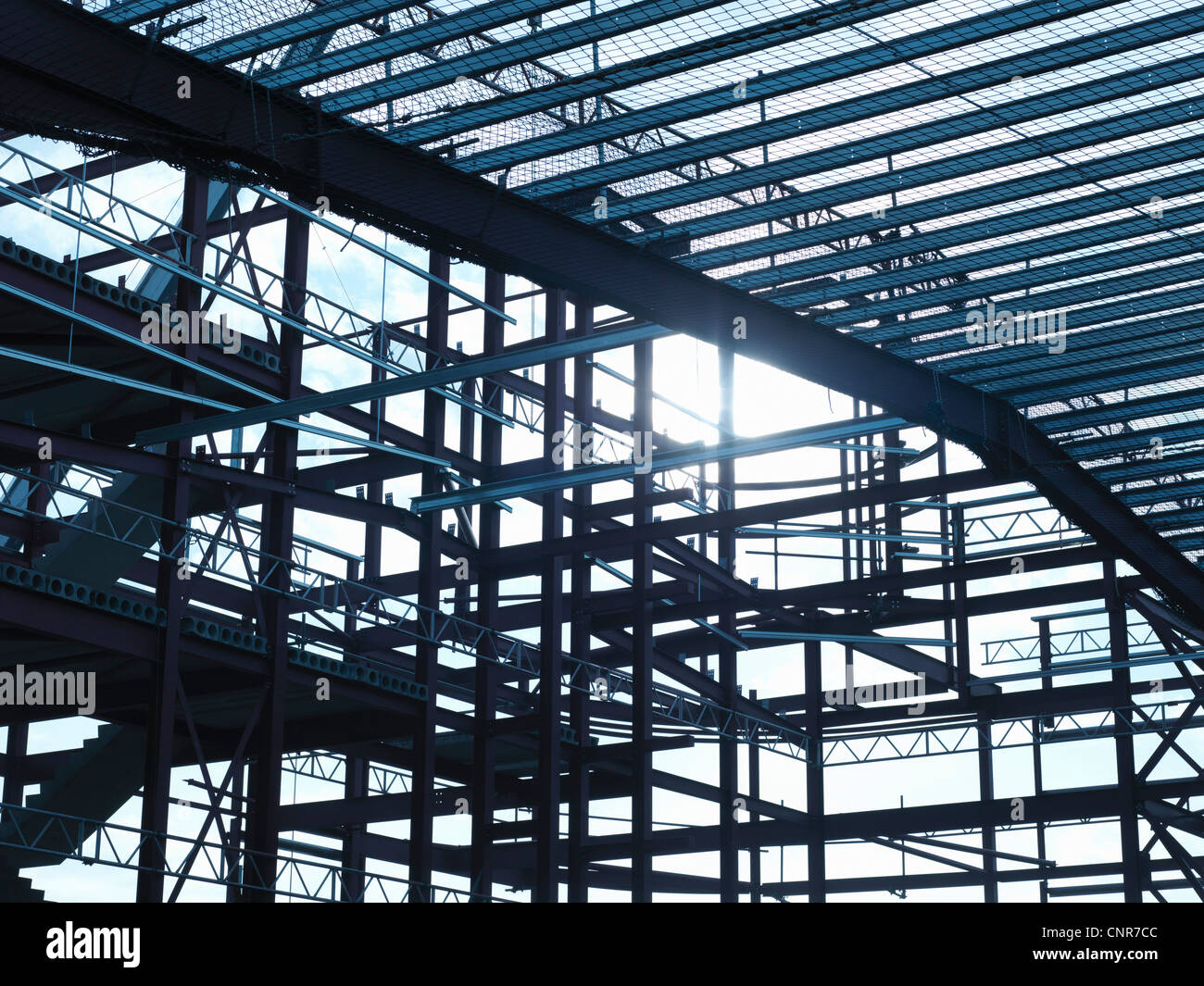 Steel Frame Construction Building Stock Photos & Steel Frame ...