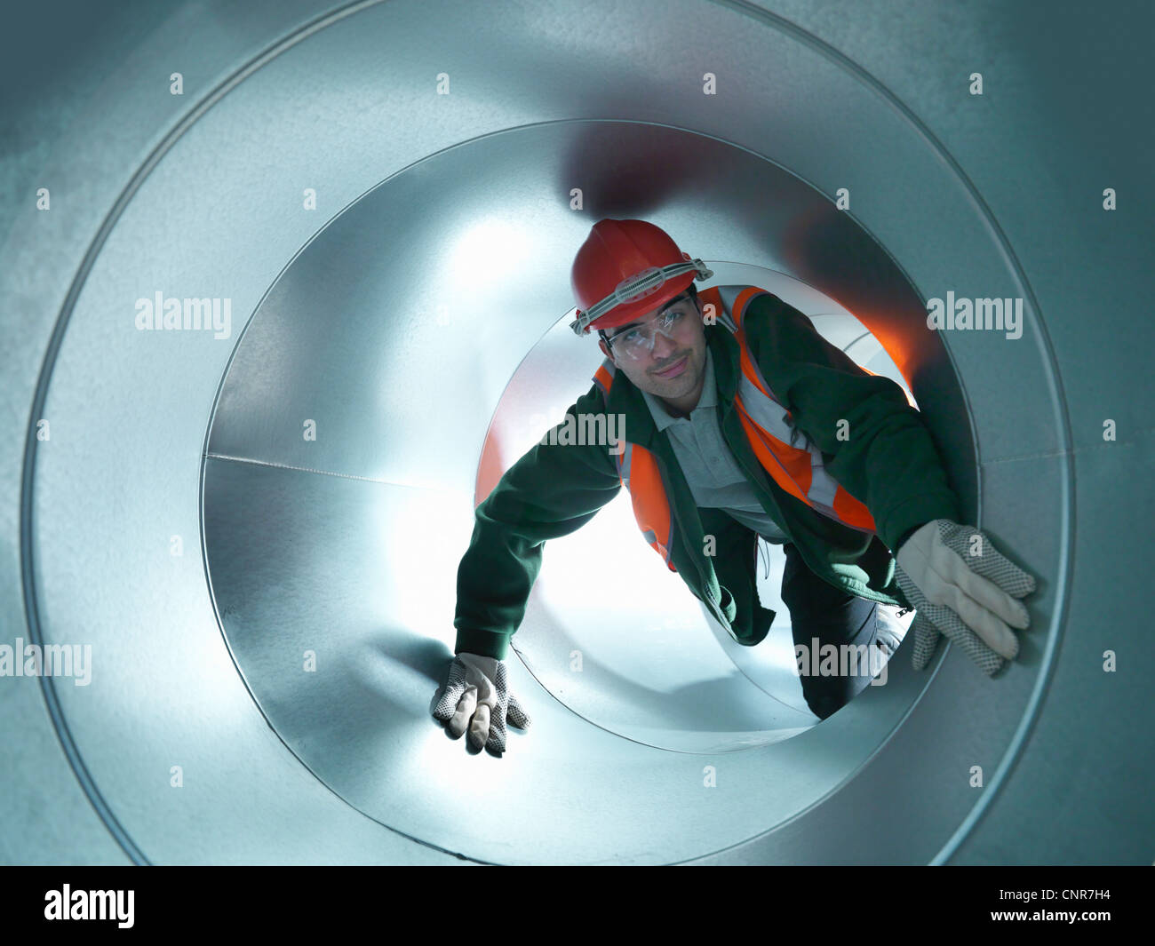 Inside Pipe Worker High Resolution Stock Photography and Images - Alamy