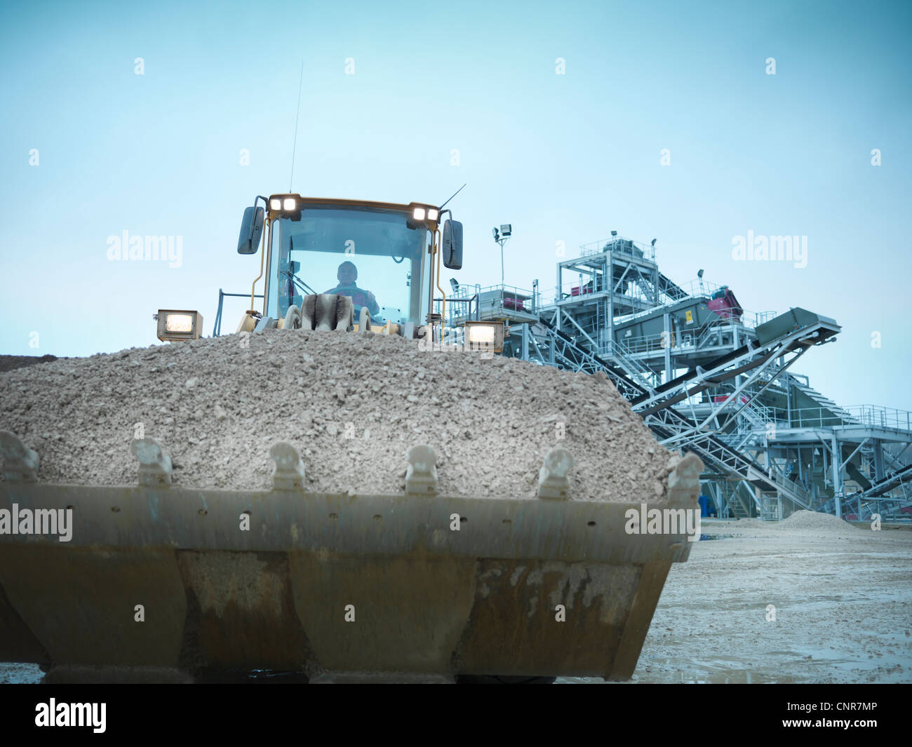 Man driving digger hi-res stock photography and images - Alamy