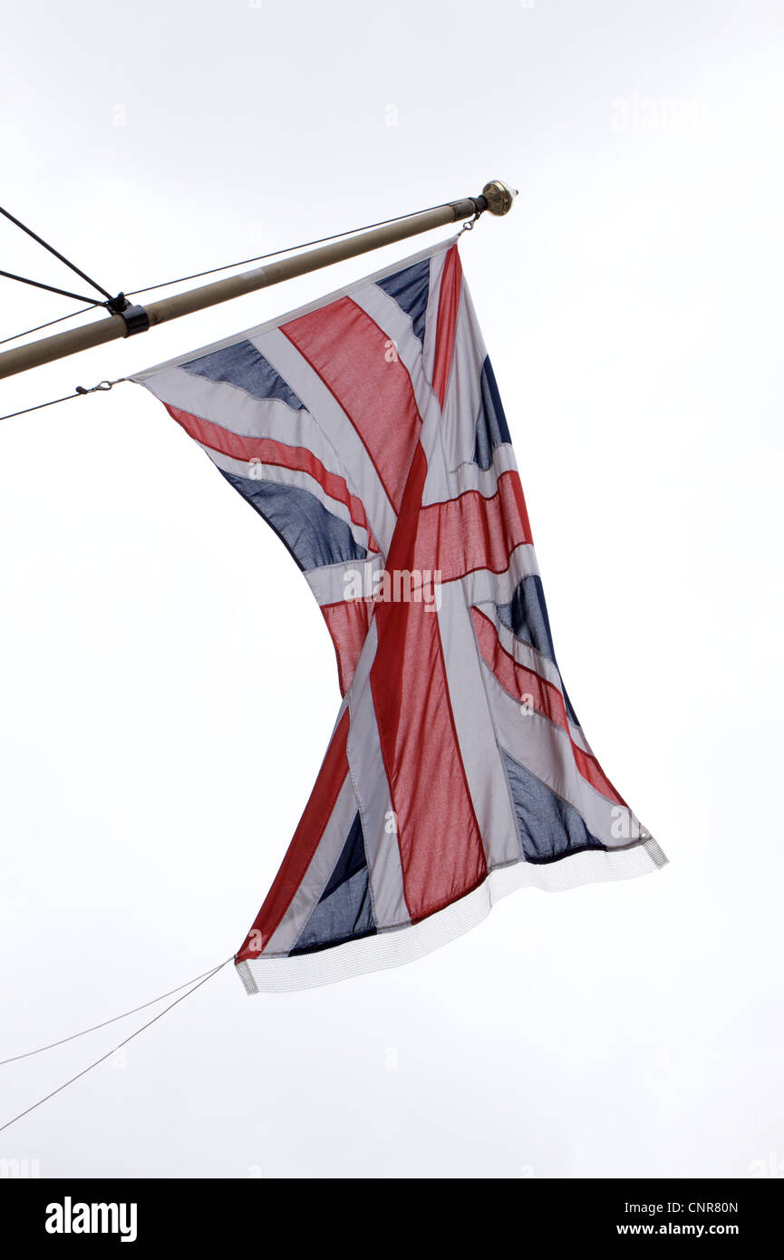 Union Flag flying in London Stock Photo - Alamy