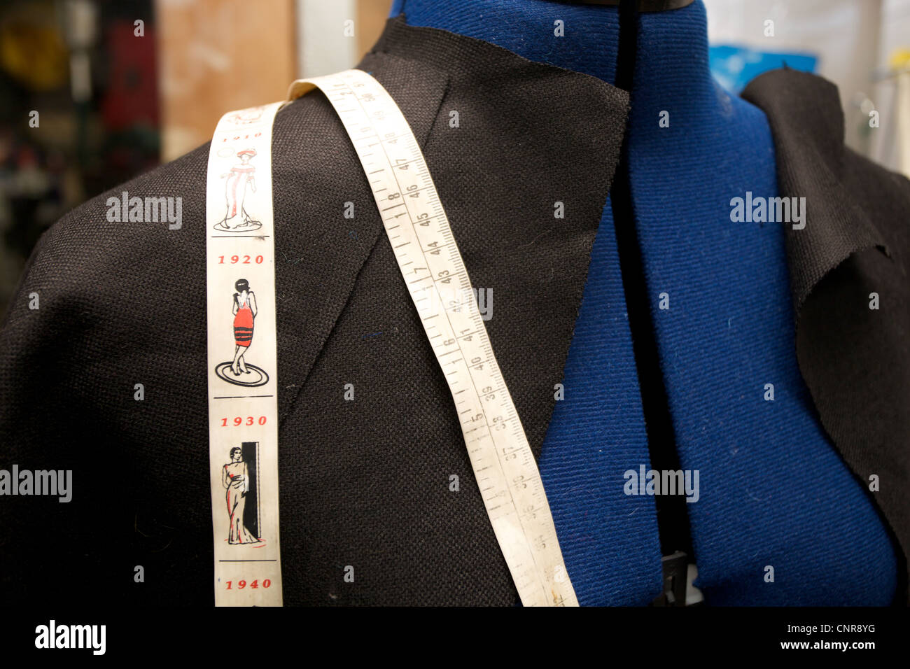A tape measure used in dress making Stock Photo - Alamy