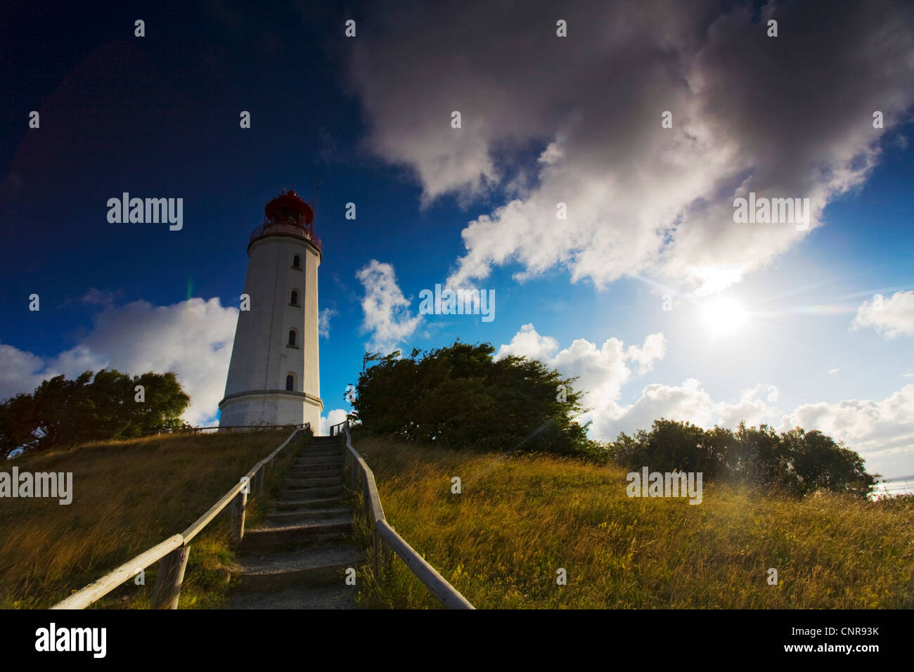 lighthouse, Hiddensee, Germany, Mecklenburg-Western Pomerania ...