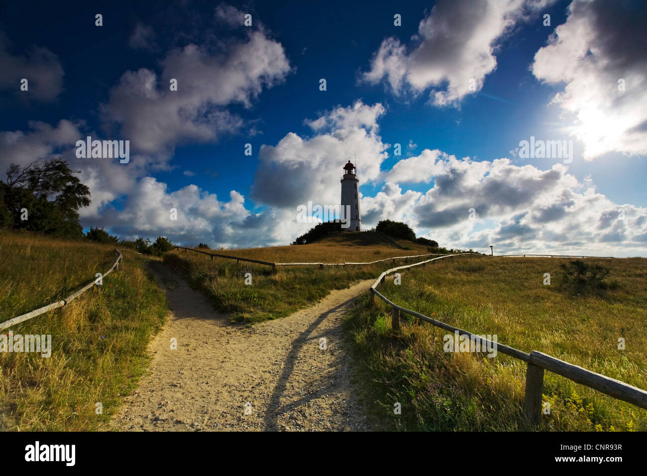 lighthouse, Hiddensee, Germany, Mecklenburg-Western Pomerania ...