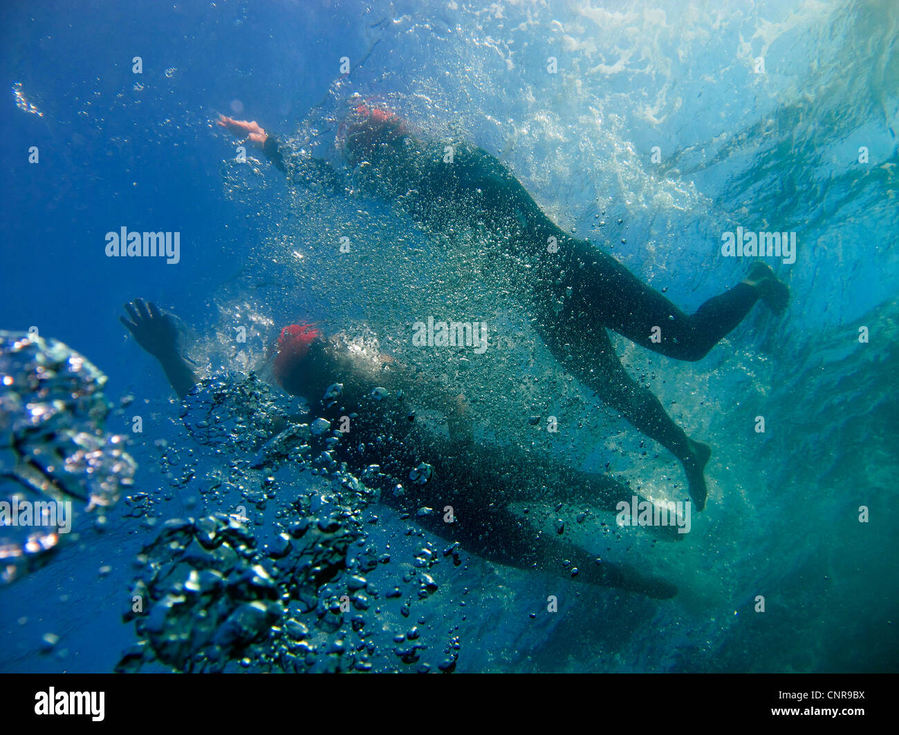Underwater swimmers hi-res stock photography and images - Alamy