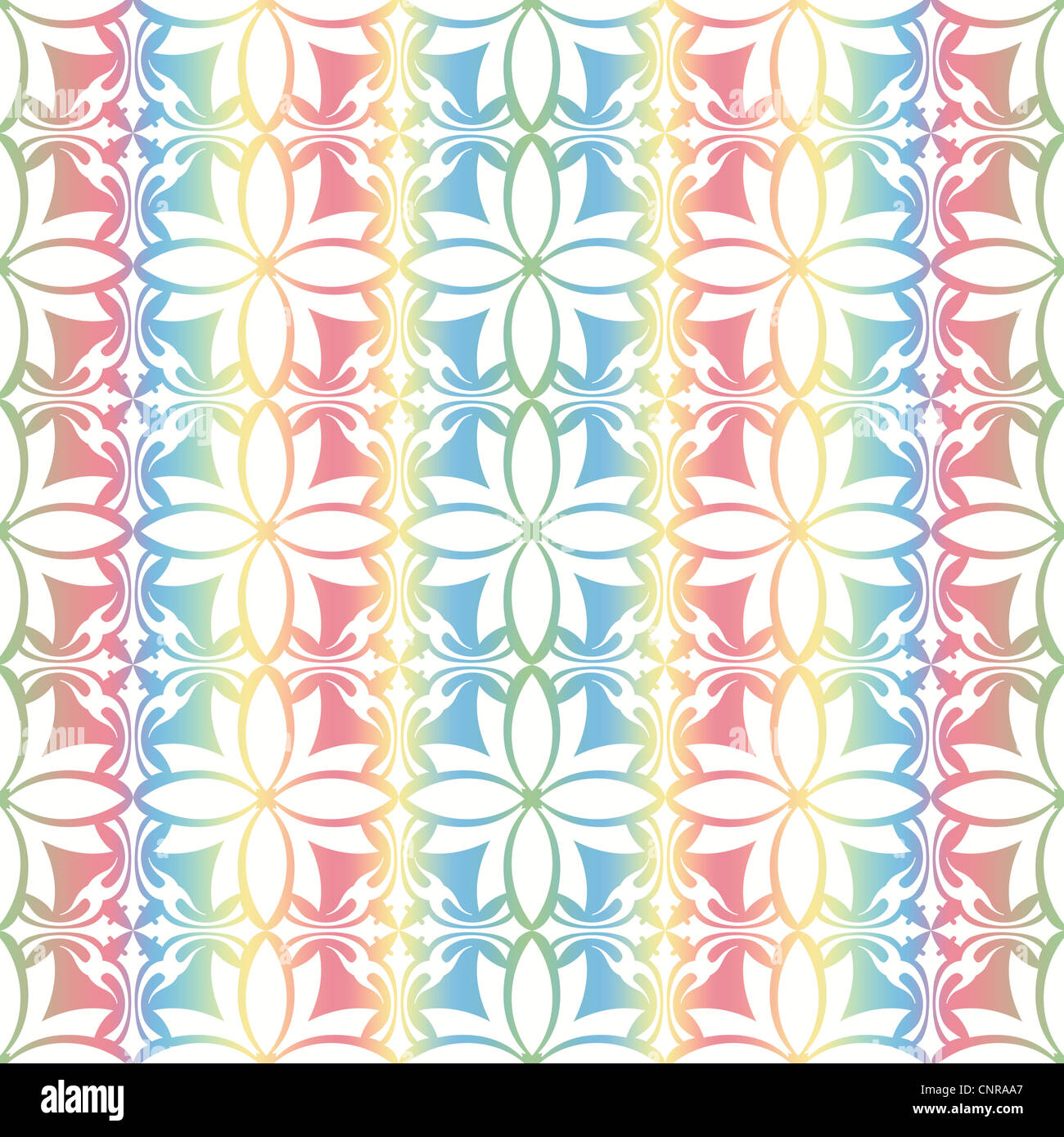 Beautiful and colorful seamless floral pattern Stock Photo - Alamy