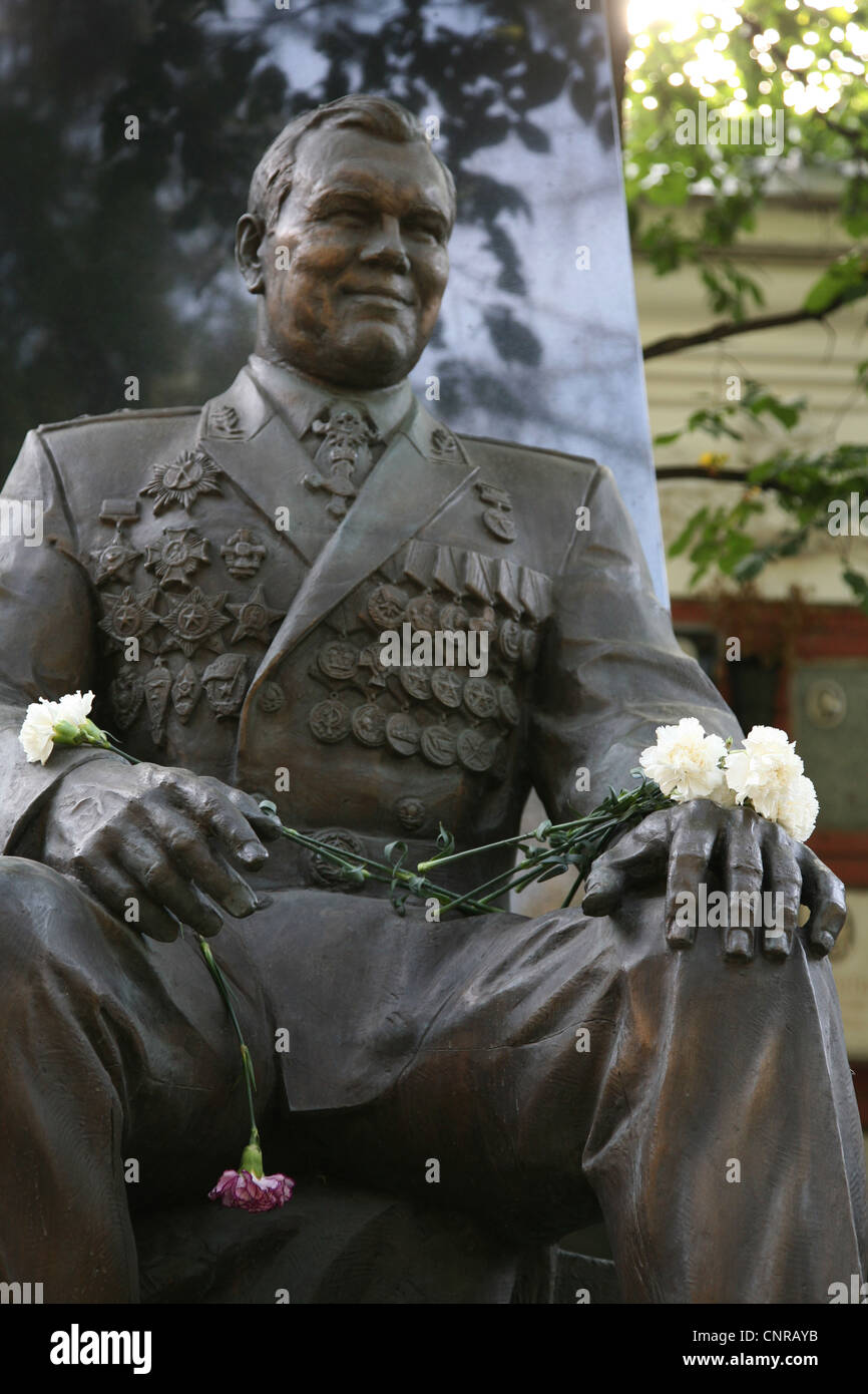 Tomb of Russian military commander and statesman Alexander Lebed at the ...