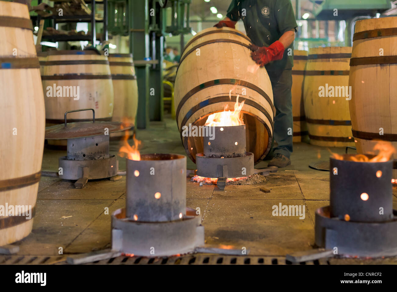 The staves are heated above a brazier. Since 1838 the Seguin Moreau ...