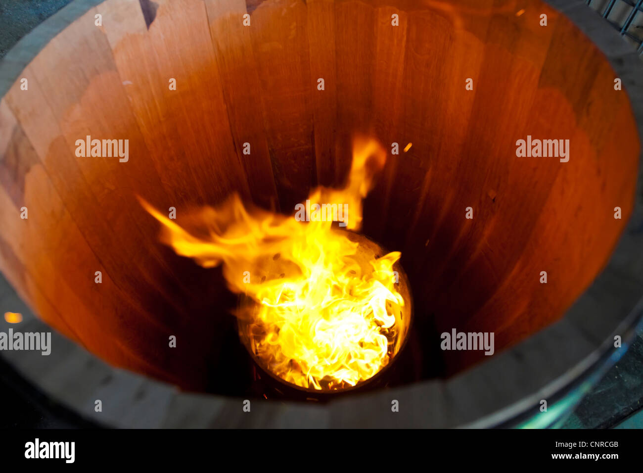 A brazier. , The toasting curve definitely the staves and develop ...
