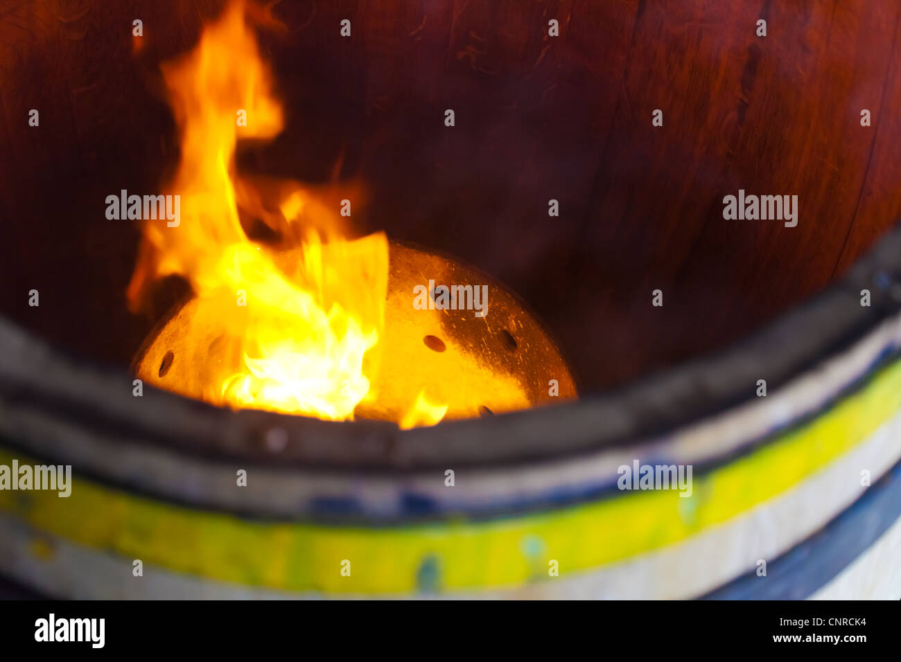 Brazier and "toasting" process. Cooperage Damy Father and Sun ...