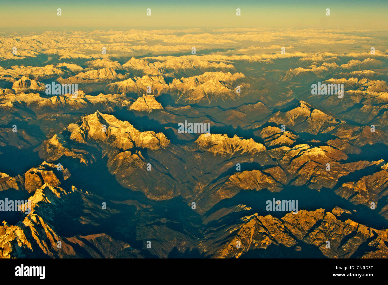 aerial view of the Dolomites, Italy, Dolomites Stock Photo - Alamy