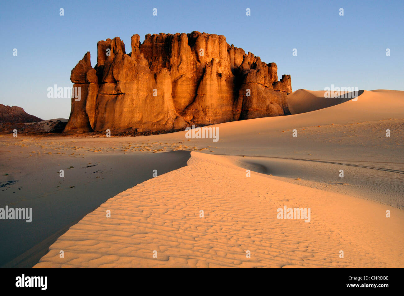rock castle, Algeria, Sahara Stock Photo - Alamy