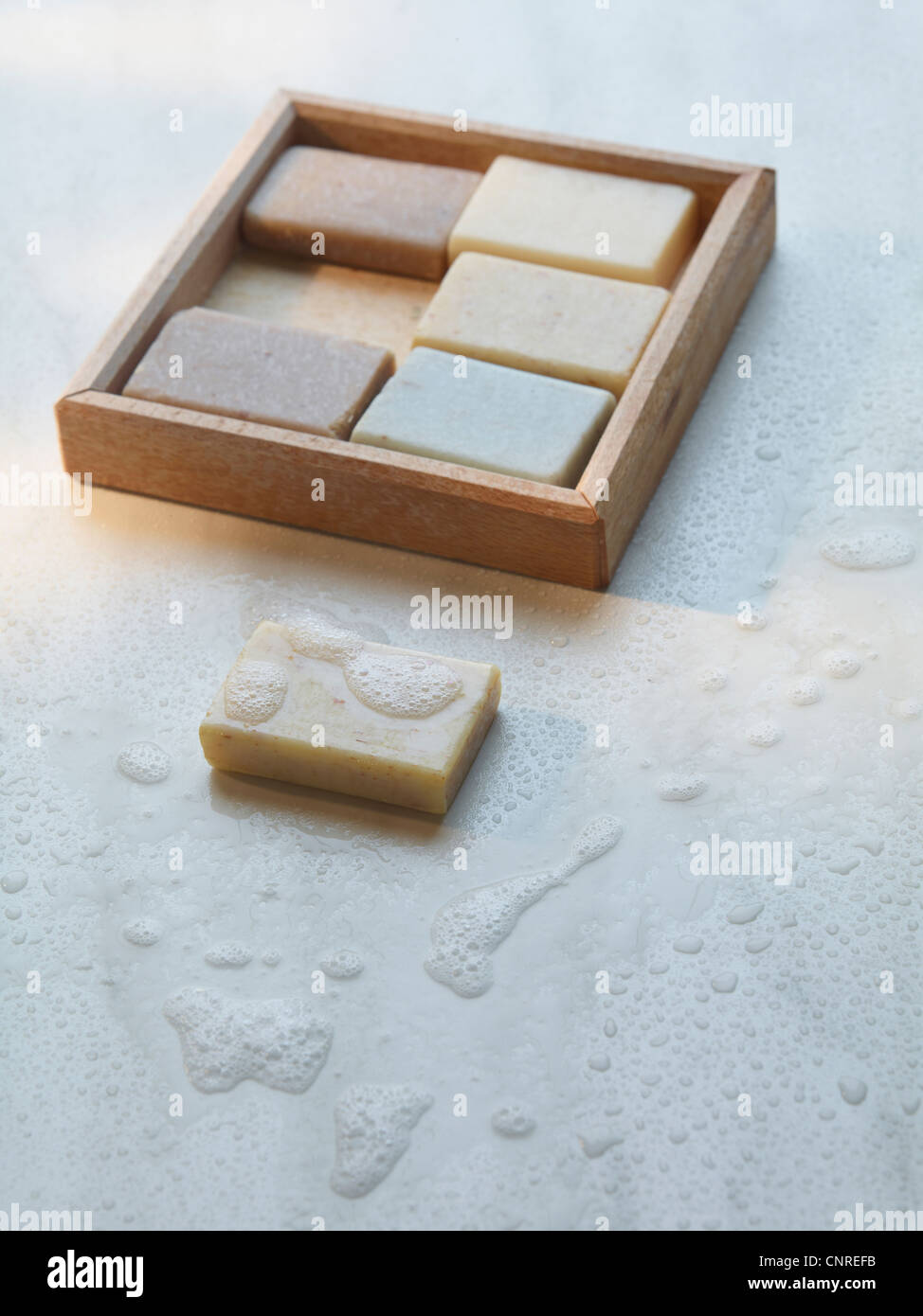 Close up of box of soaps Stock Photo - Alamy