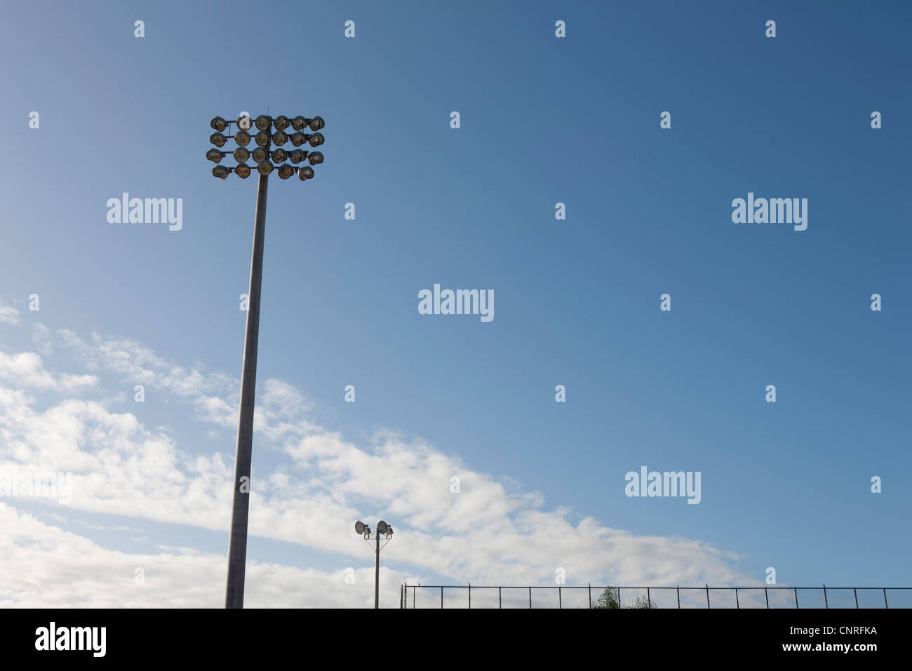 Stadium lighting daytime hi-res stock photography and images - Alamy