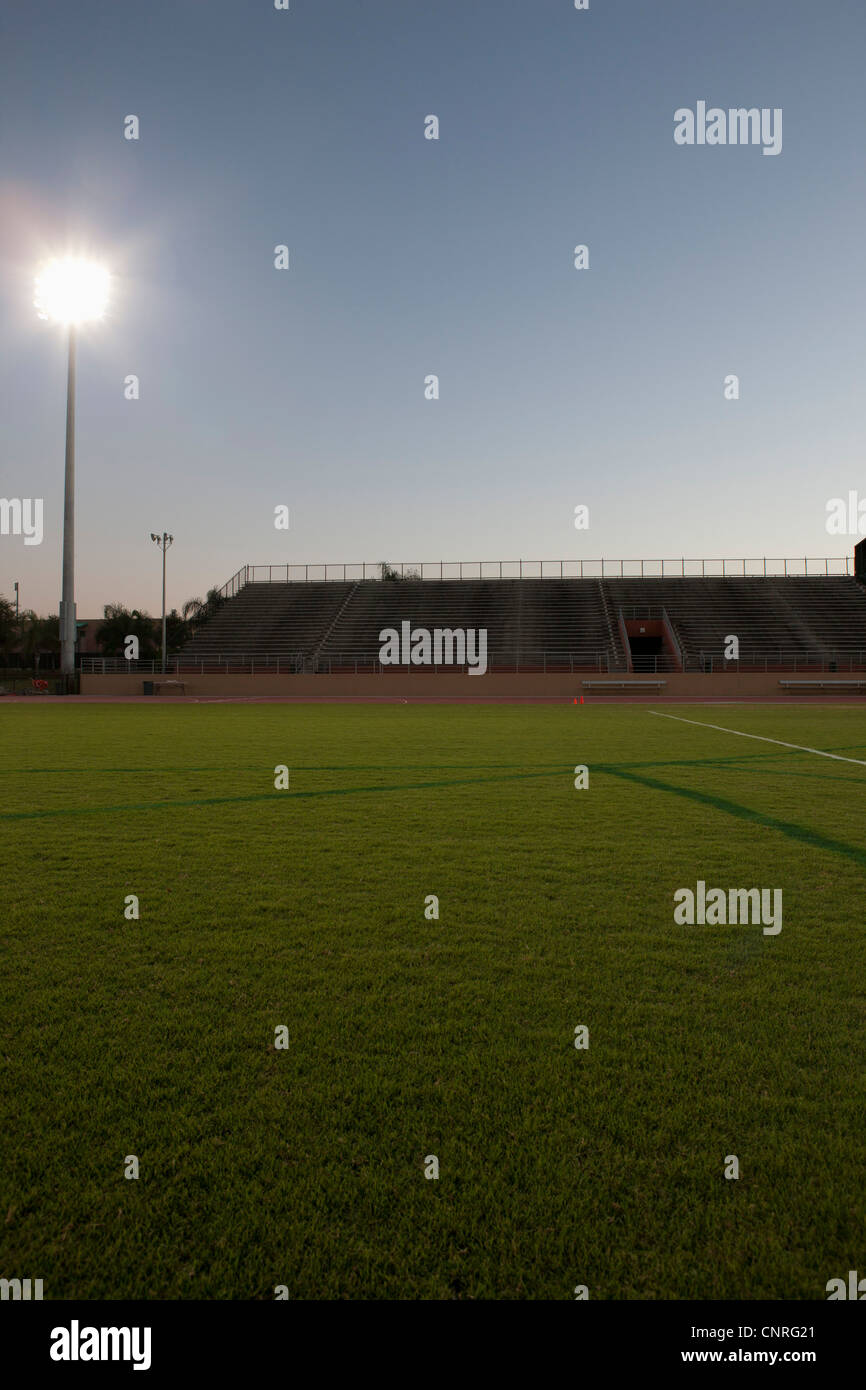 Empty sports field and stadium Stock Photo - Alamy