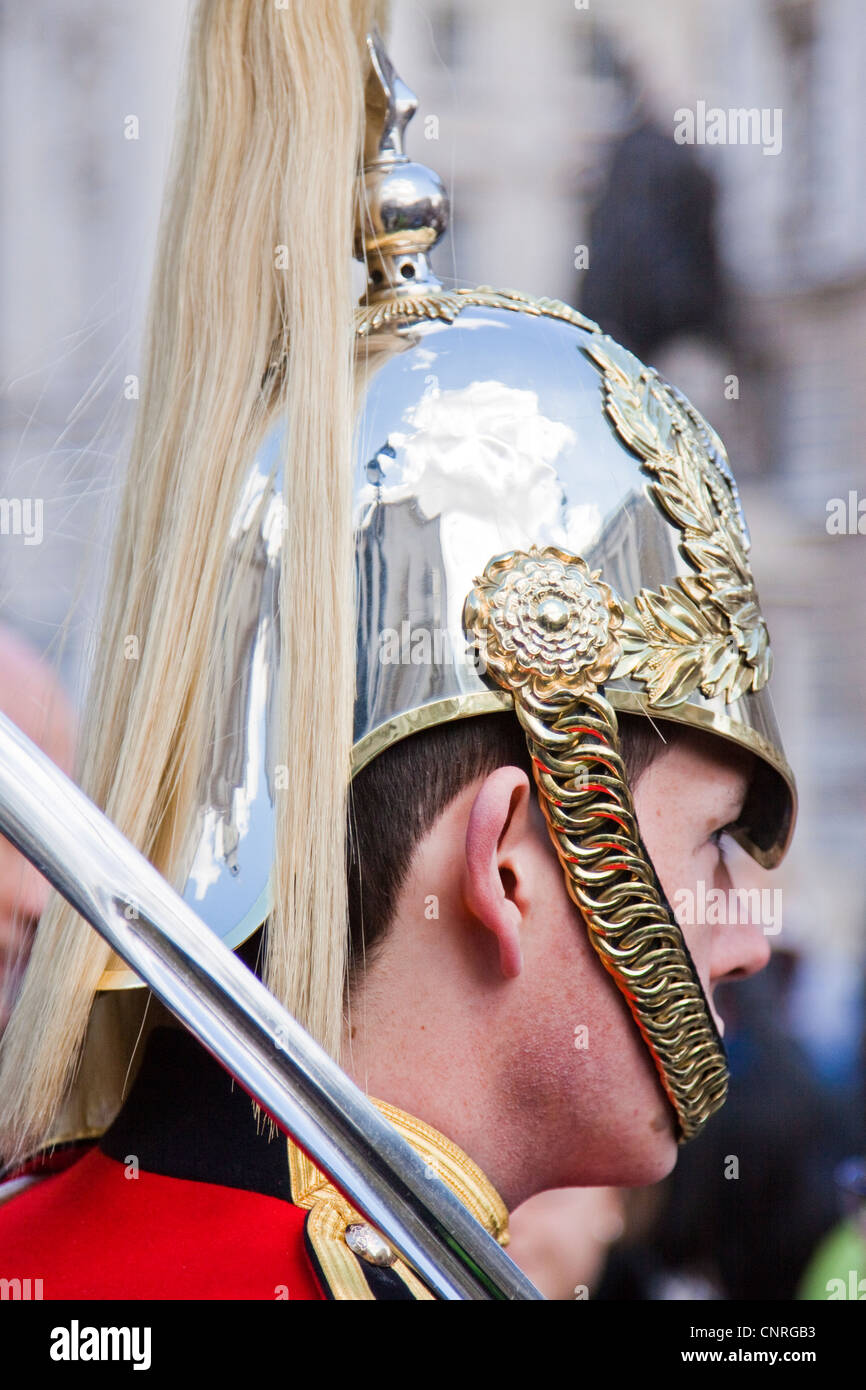 Household cavalry helmet hi-res stock photography and images - Alamy