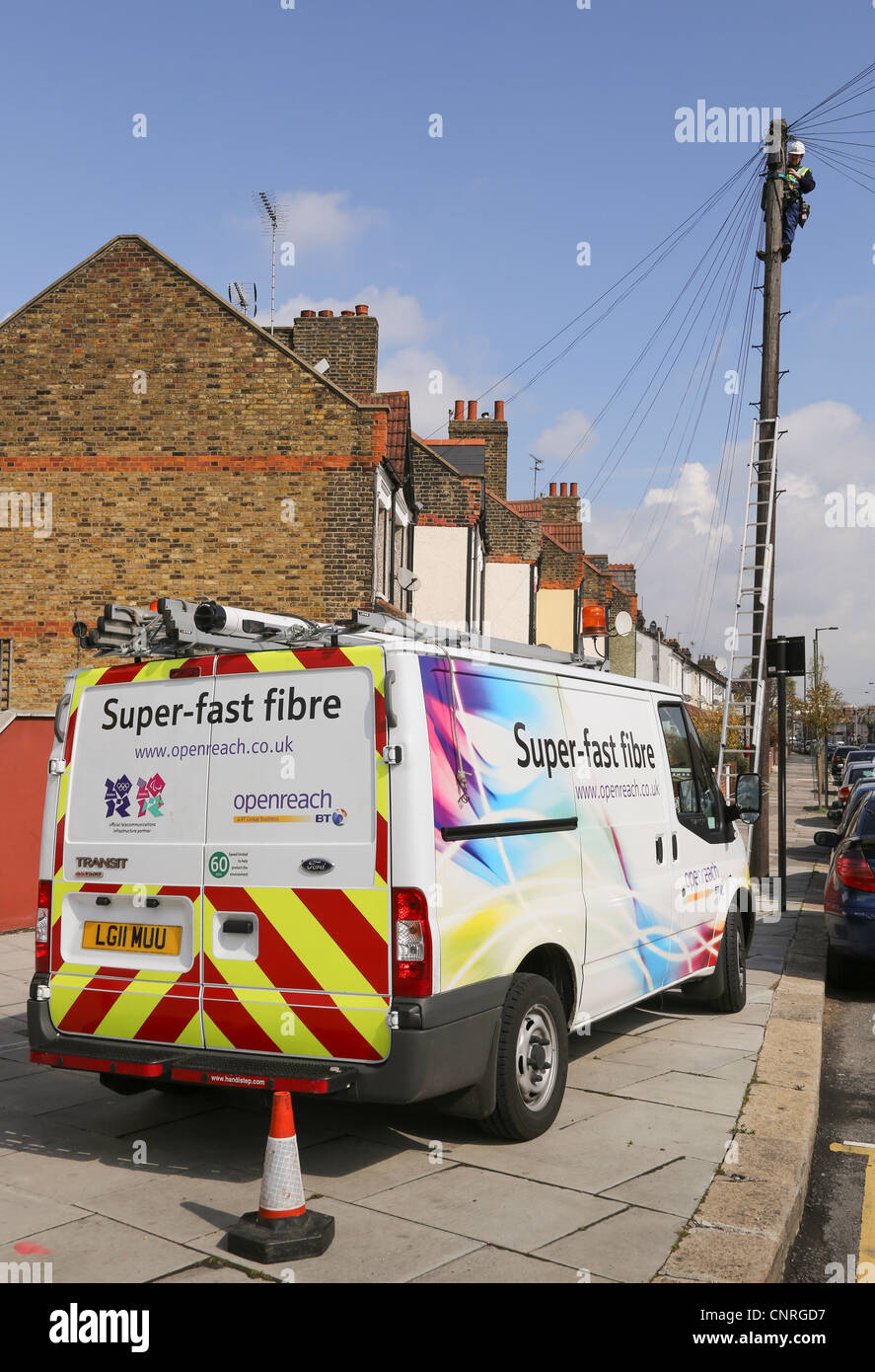 British Telecom engineer working in Tottenham East London 2012 Stock ... British Telecom engineer working in Tottenham East London 2012 Stock ...