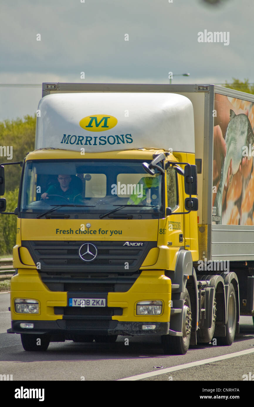 Morrisons lorry hi-res stock photography and images - Alamy