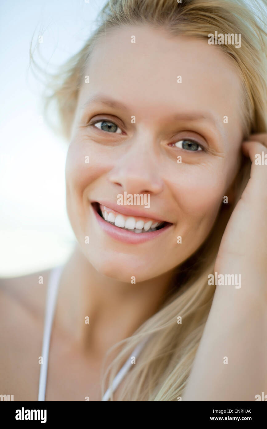 Young woman outdoors, portrait Stock Photo - Alamy