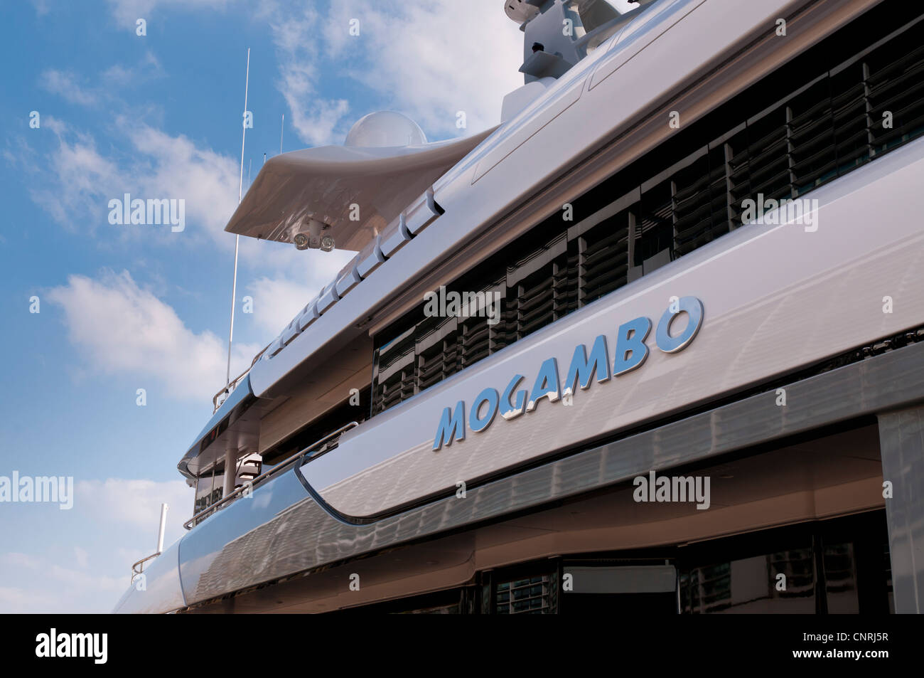 £100m super yacht Mogambo docked in Bristol's Floating Harbour, UK ...