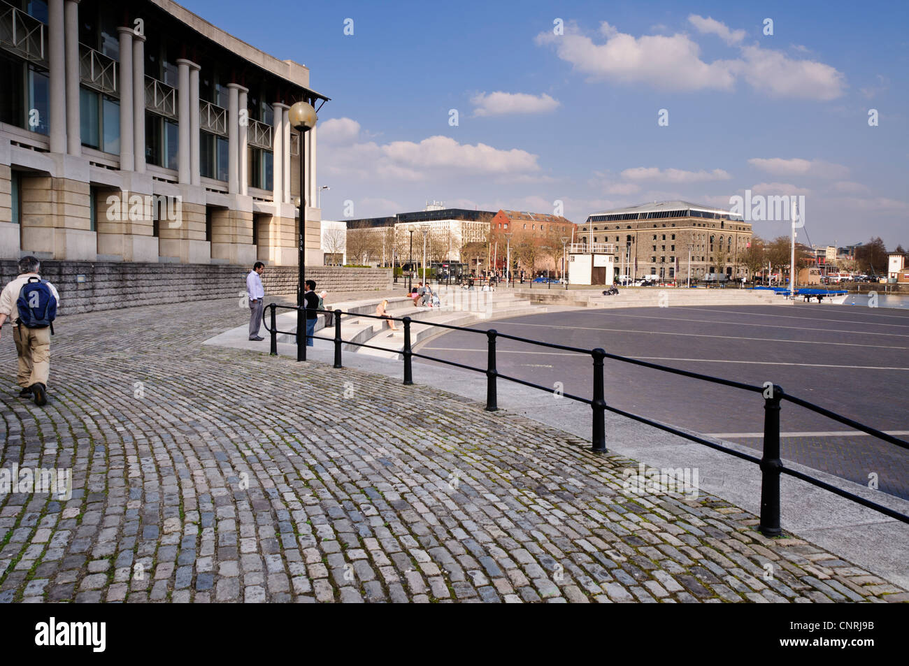 Lloyds TSB Headquarters Harbourside and Amphitheatre, Bristol, UK Stock ...