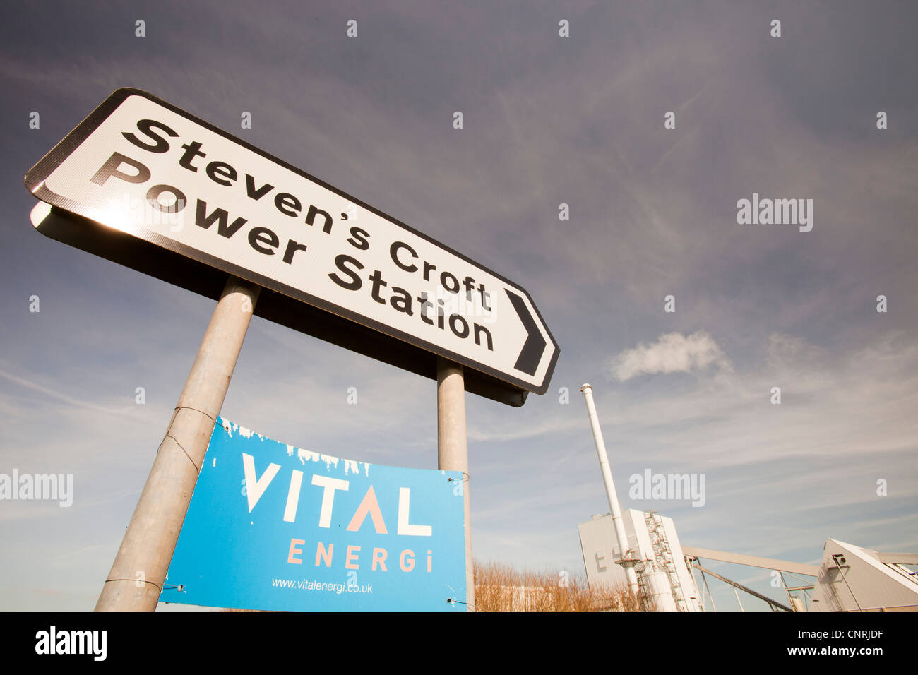 The Stevens Croft biofuel power station in Lockerbie, Scotland, UK ...
