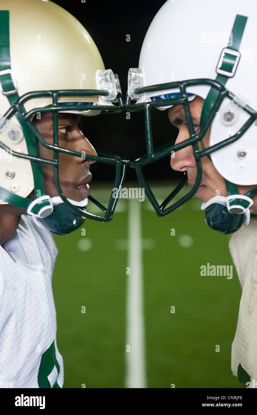 Two football players face to face hi-res stock photography and images ...