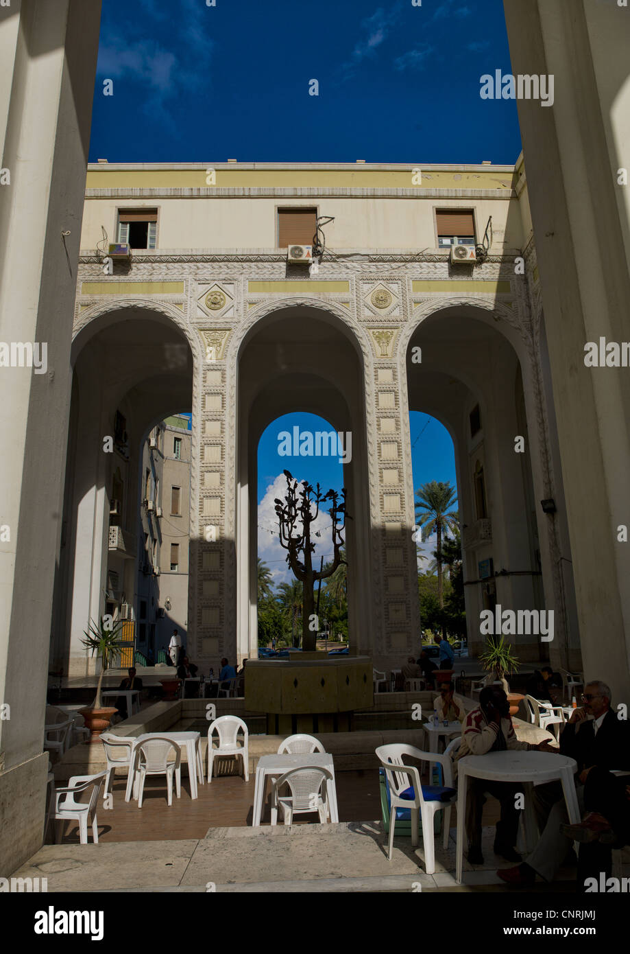 Colonial building Tripoli , Libya Stock Photo - Alamy