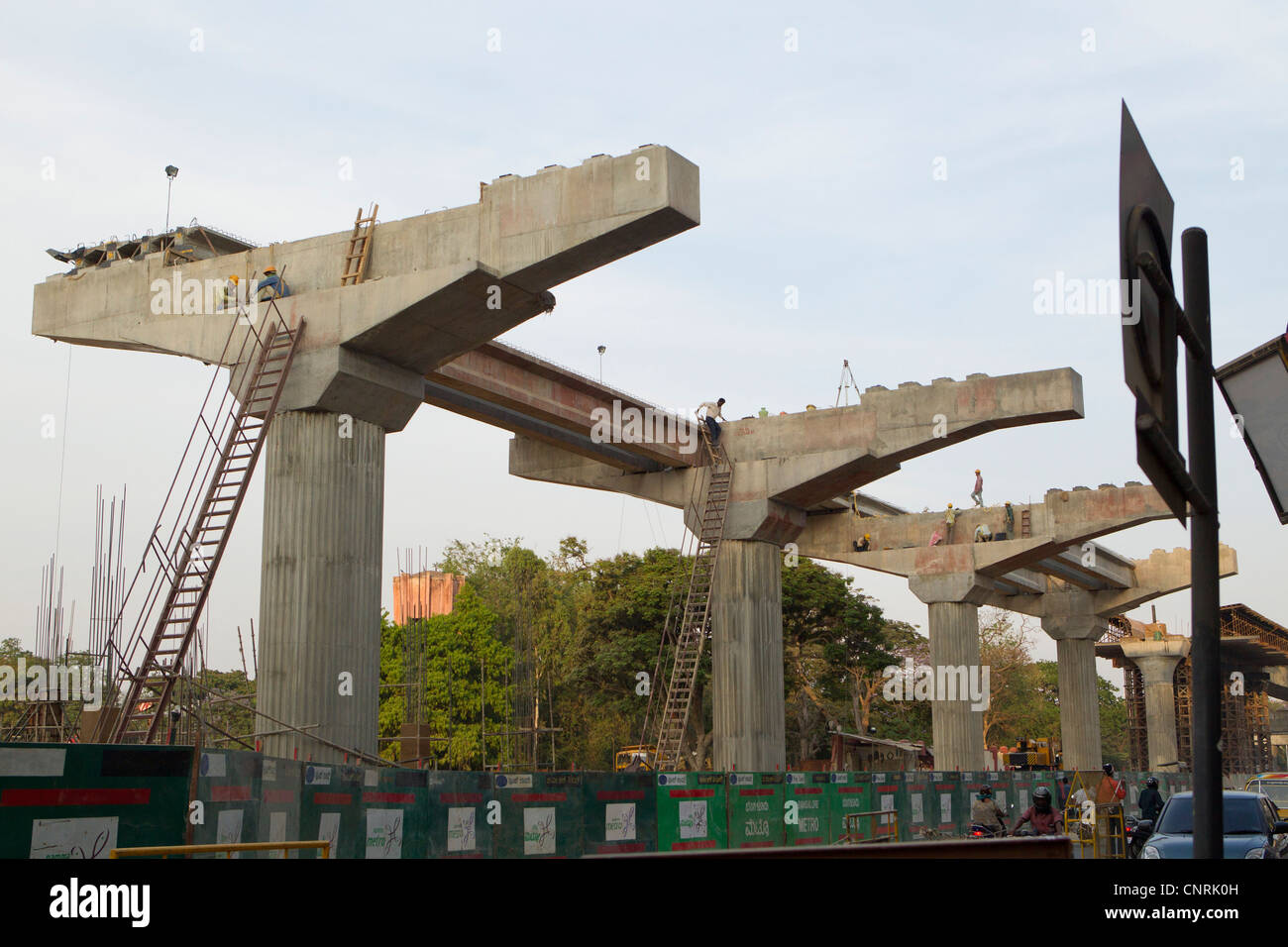 Elevated road under construction Stock Photo - Alamy Elevated road under construction Stock Photo - Alamy