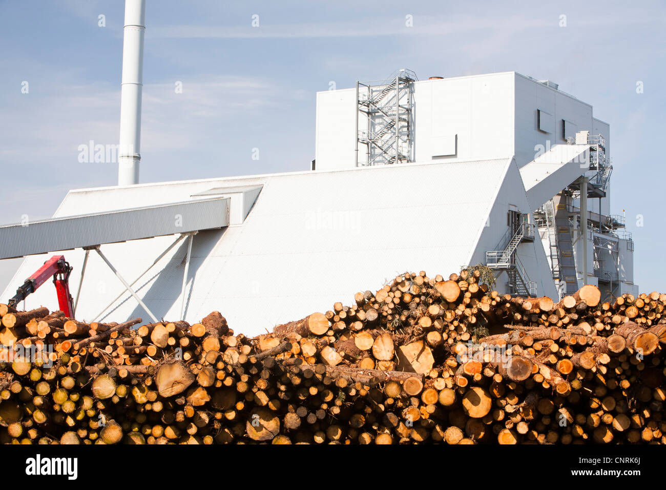 The Steven's Croft biofuel power station in Lockerbie, Scotland, UK ...