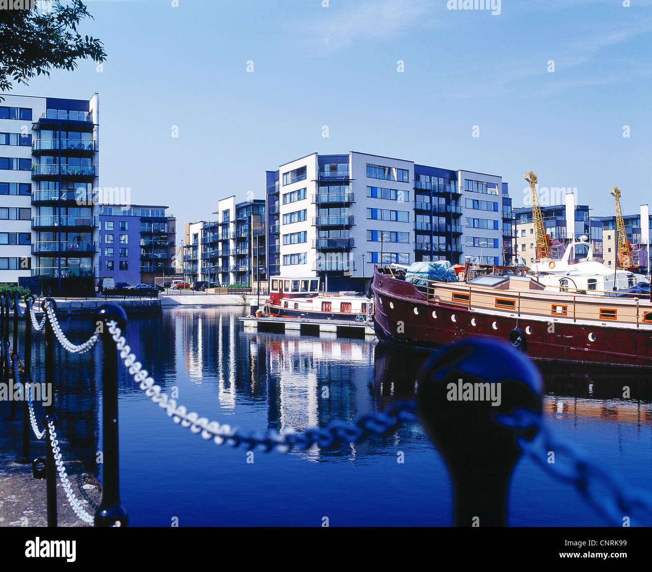 Docklands Harbour London Stock Photo - Alamy