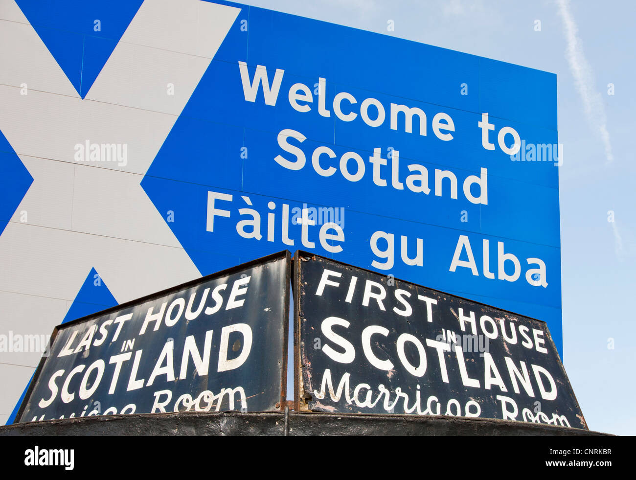 Gretna scotland first house hi-res stock photography and images - Alamy