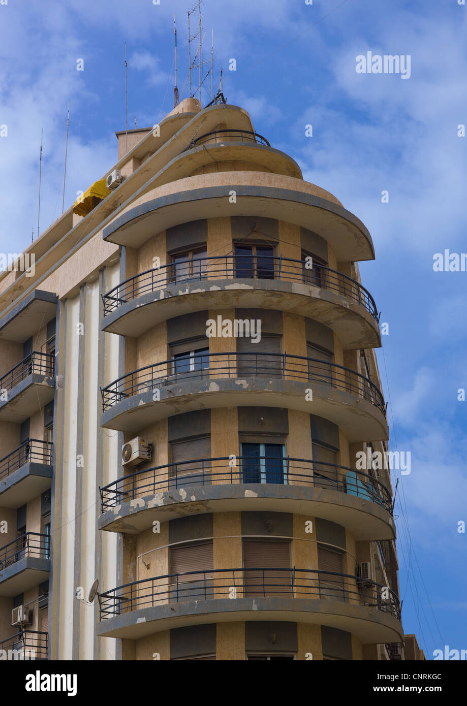 Benghazi architecture, Libya Stock Photo - Alamy