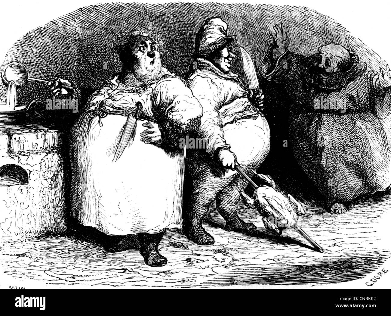 Rabelais gargantua dore hi-res stock photography and images - Alamy
