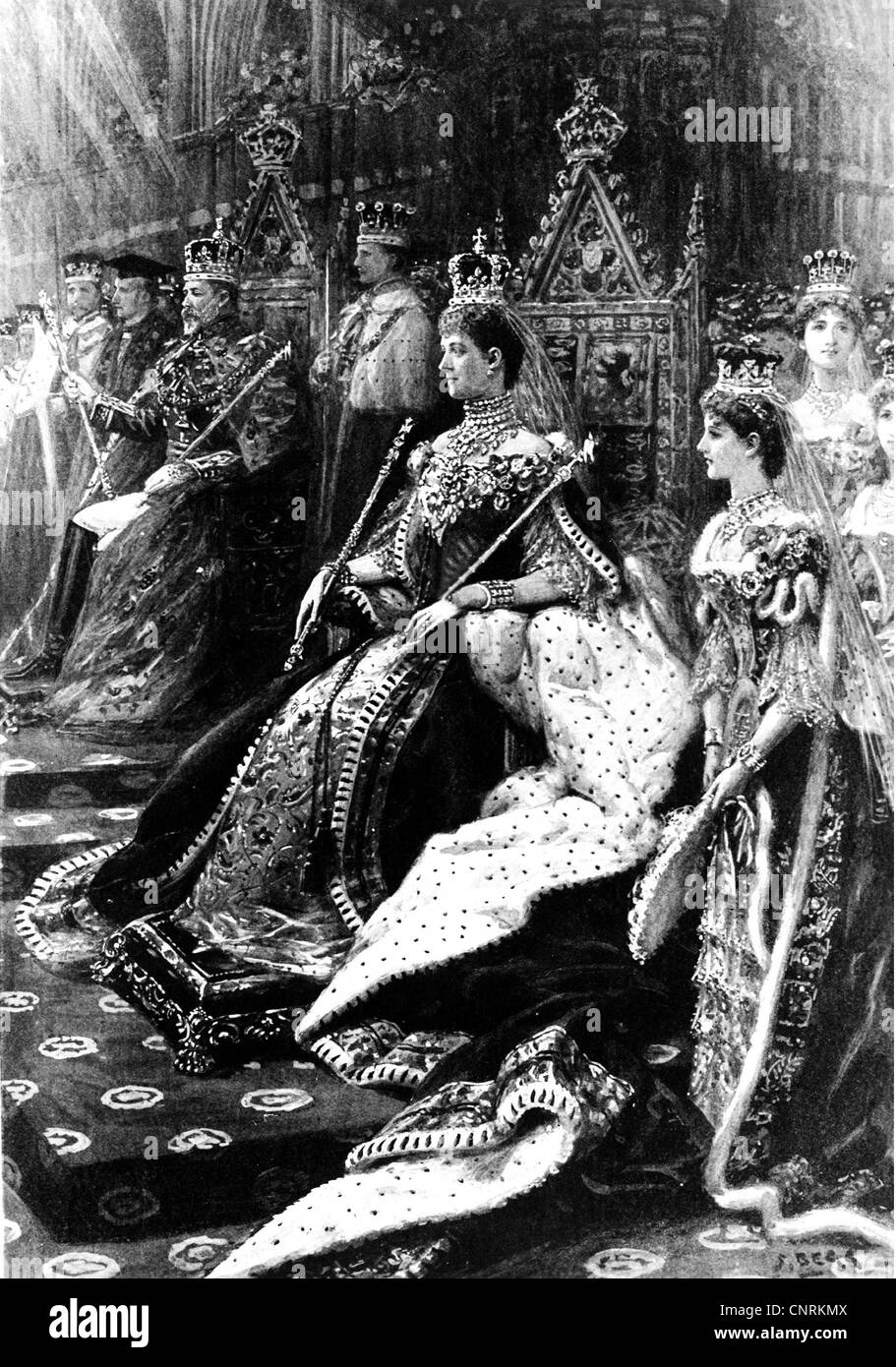 Coronation king edward vii 1902 hi-res stock photography and images - Alamy