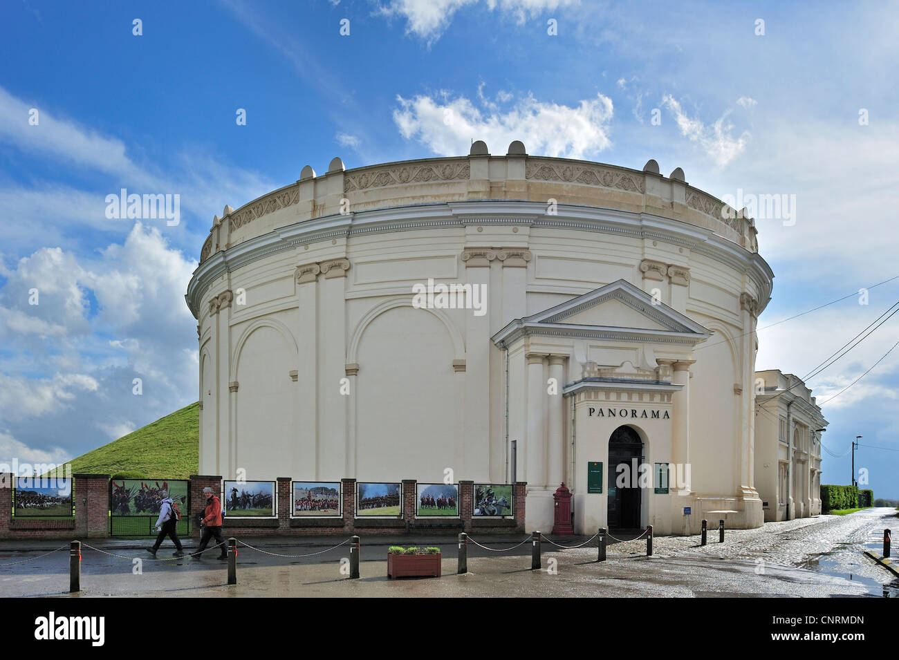 The Panorama, museum showing a huge 360° fresco of the 1815 battle of ...