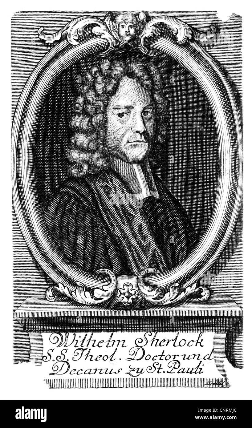 Sherlock, William, 1641 - 1707, English clergyman, church leader, dean ...