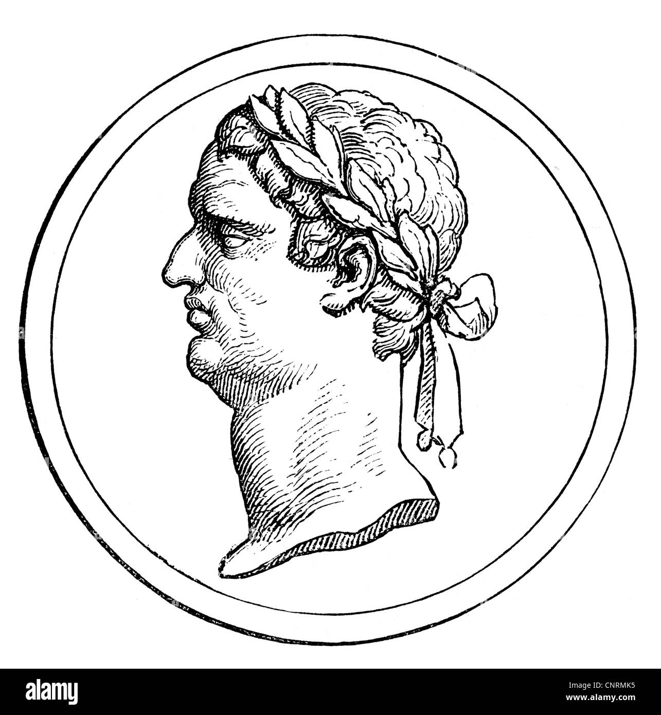 Domitian emperor Black and White Stock Photos & Images - Alamy