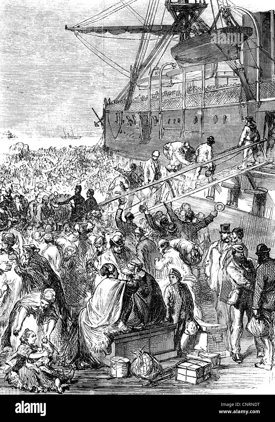 Emigration ship hi-res stock photography and images - Alamy
