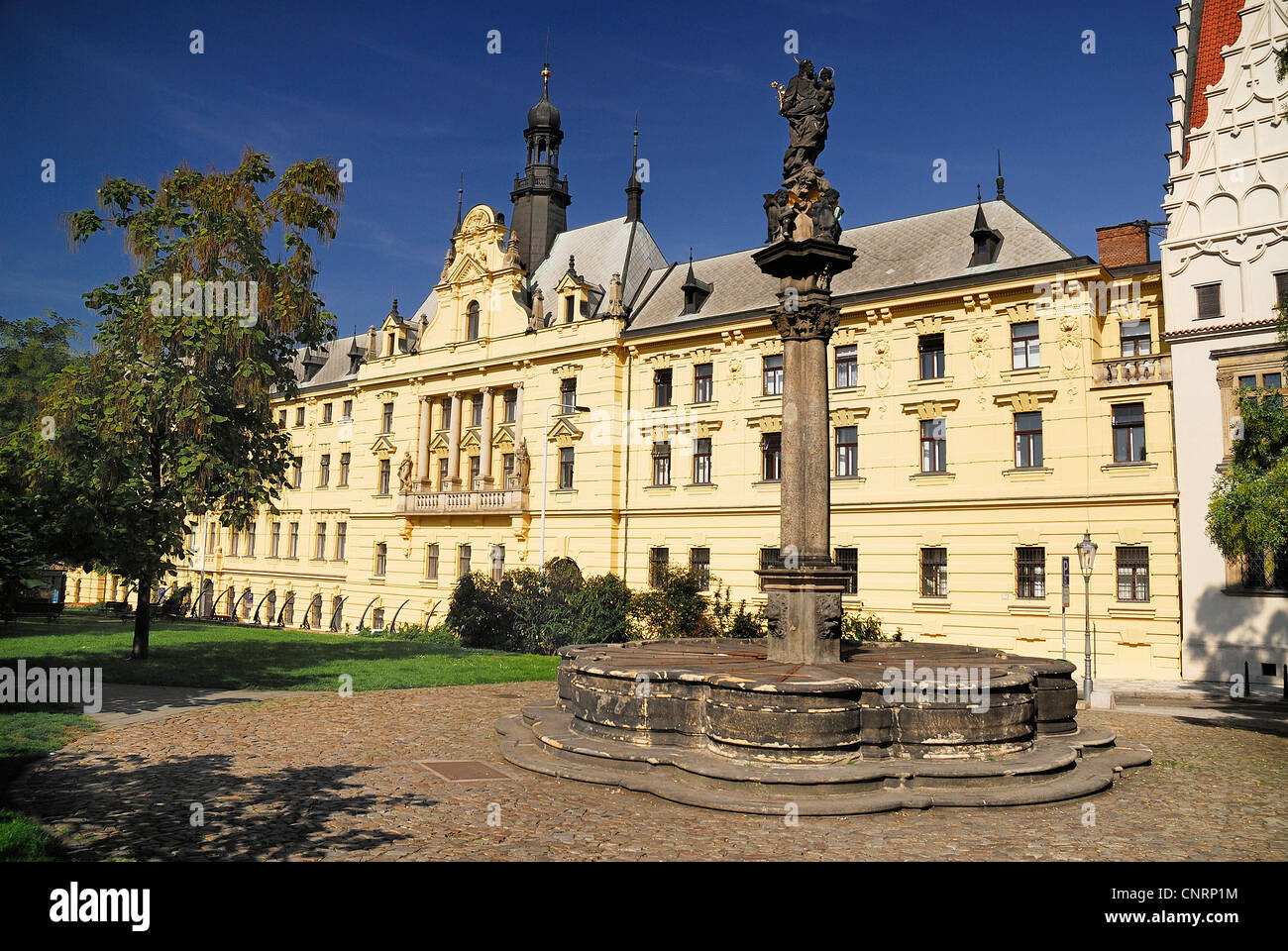 Prague Charles Square The Jesuit College Stock Photo - Alamy