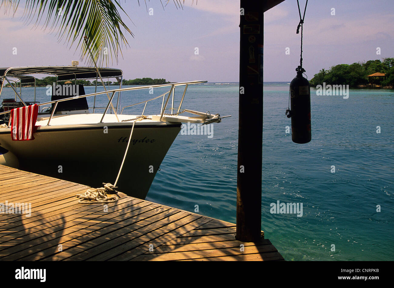 Anthony's Key Resort in Roatan Stock Photo - Alamy