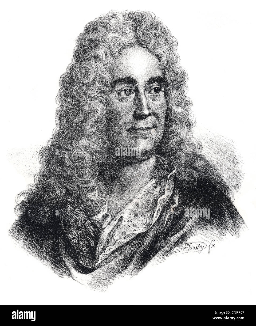 French actor Michel Baron or Michel Boyron, 17th Century, Historic ...