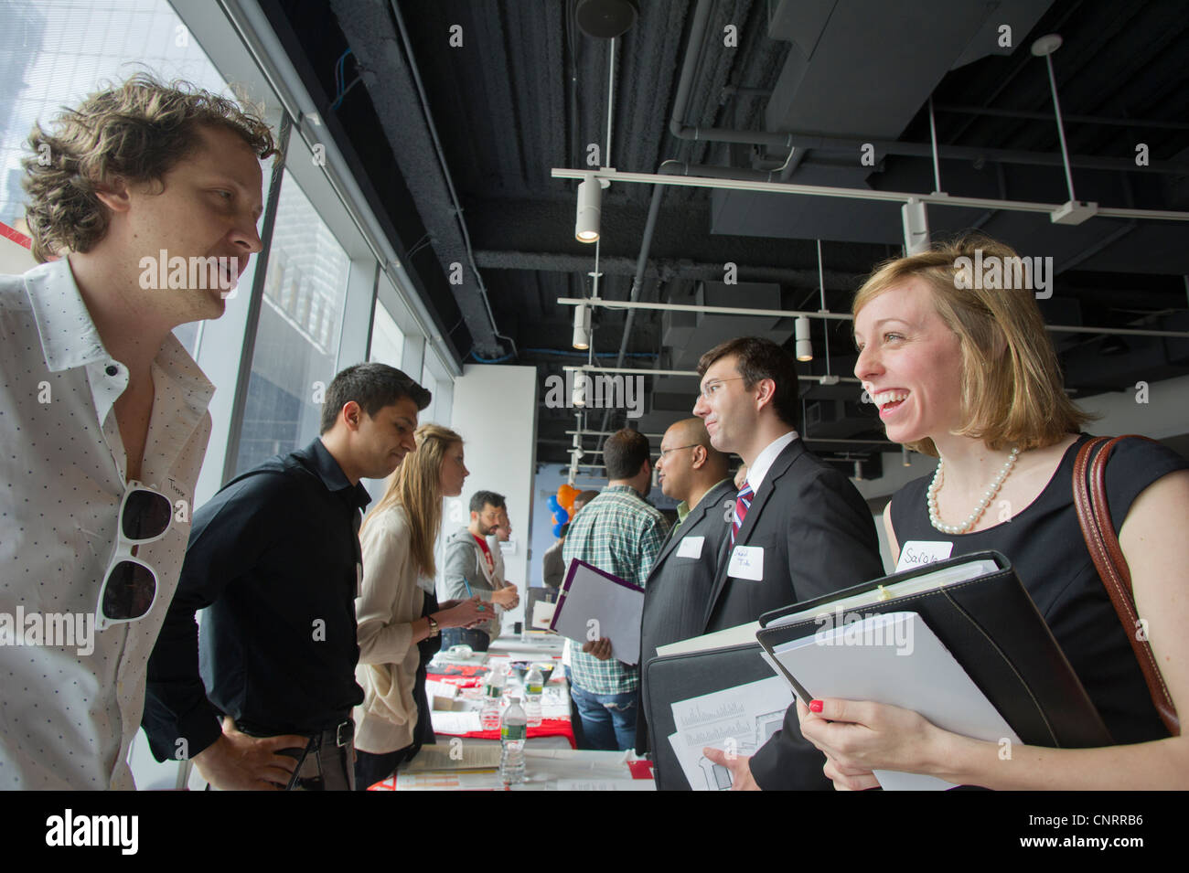 Networking and job and fair hi-res stock photography and images - Alamy