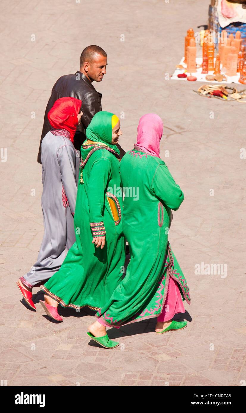 Muslims in Marrakech, Morocco Stock Photo - Alamy