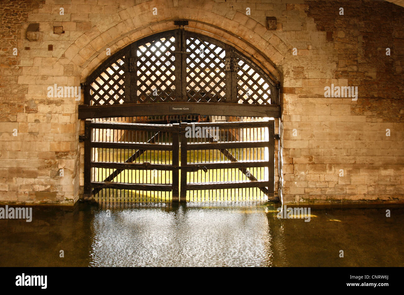 Tower of London - Traitor's Gate Stock Photo - Alamy