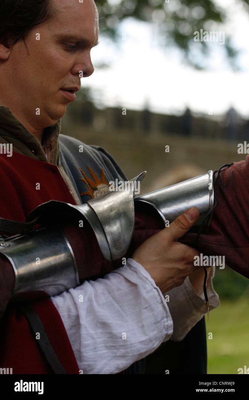 15 Century replica armour - Rerebrace (upper arm) , and Vambrace (lower ...