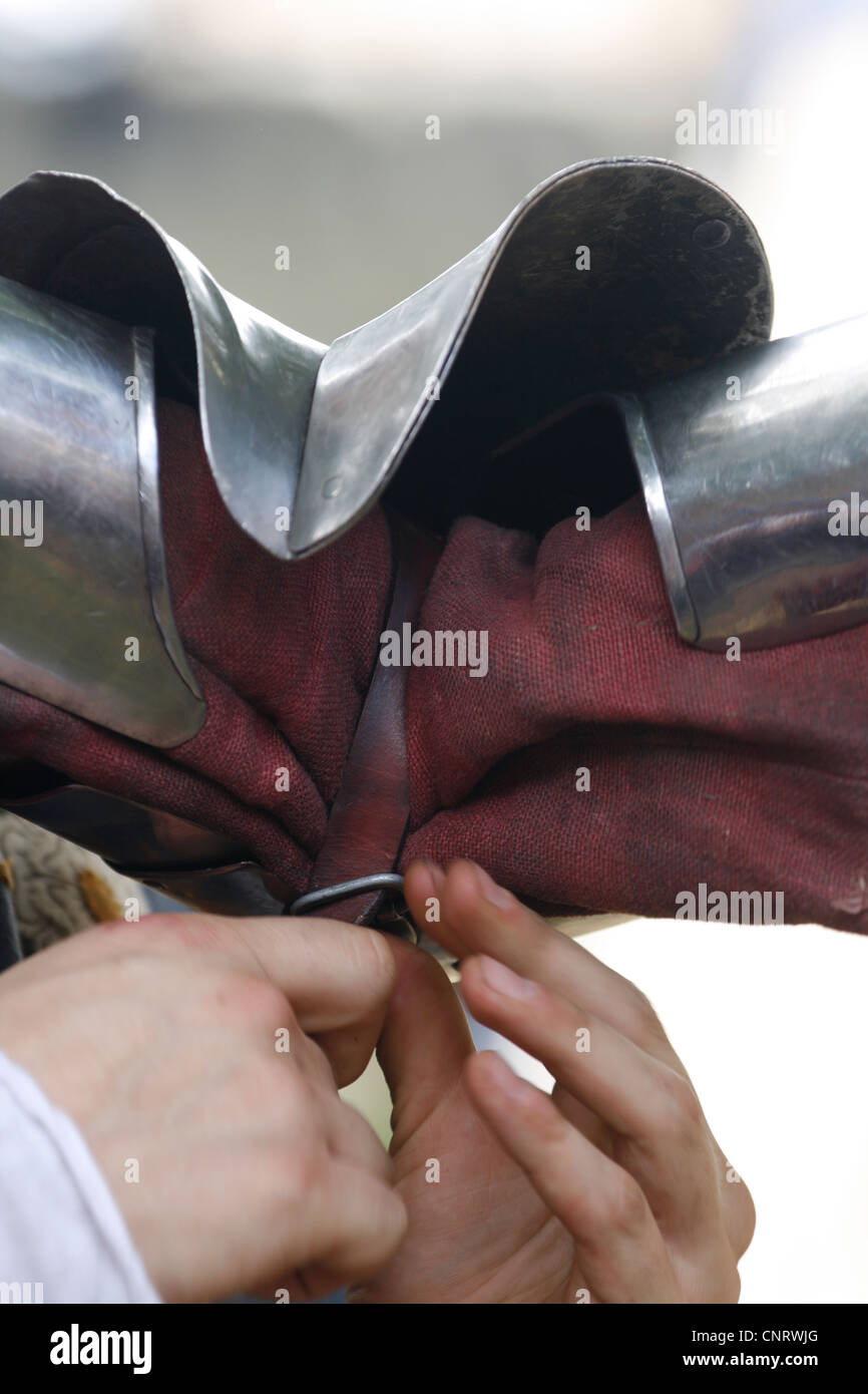 15 Century replica armour - Rerebrace (upper arm) , and Vambrace (lower ...