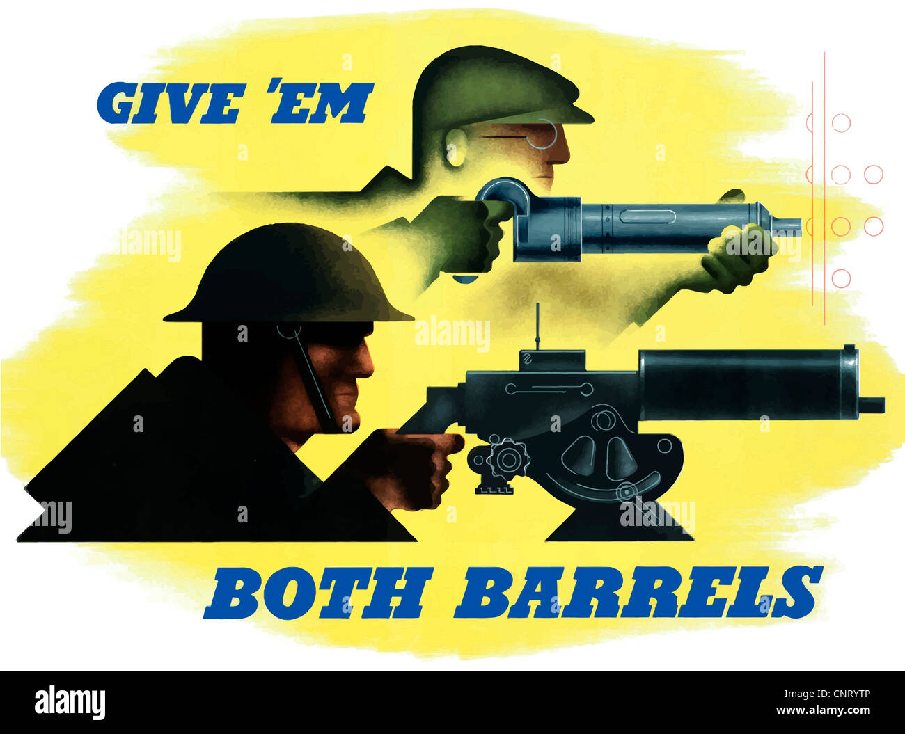 Old world war ii machine gun hi-res stock photography and images - Alamy