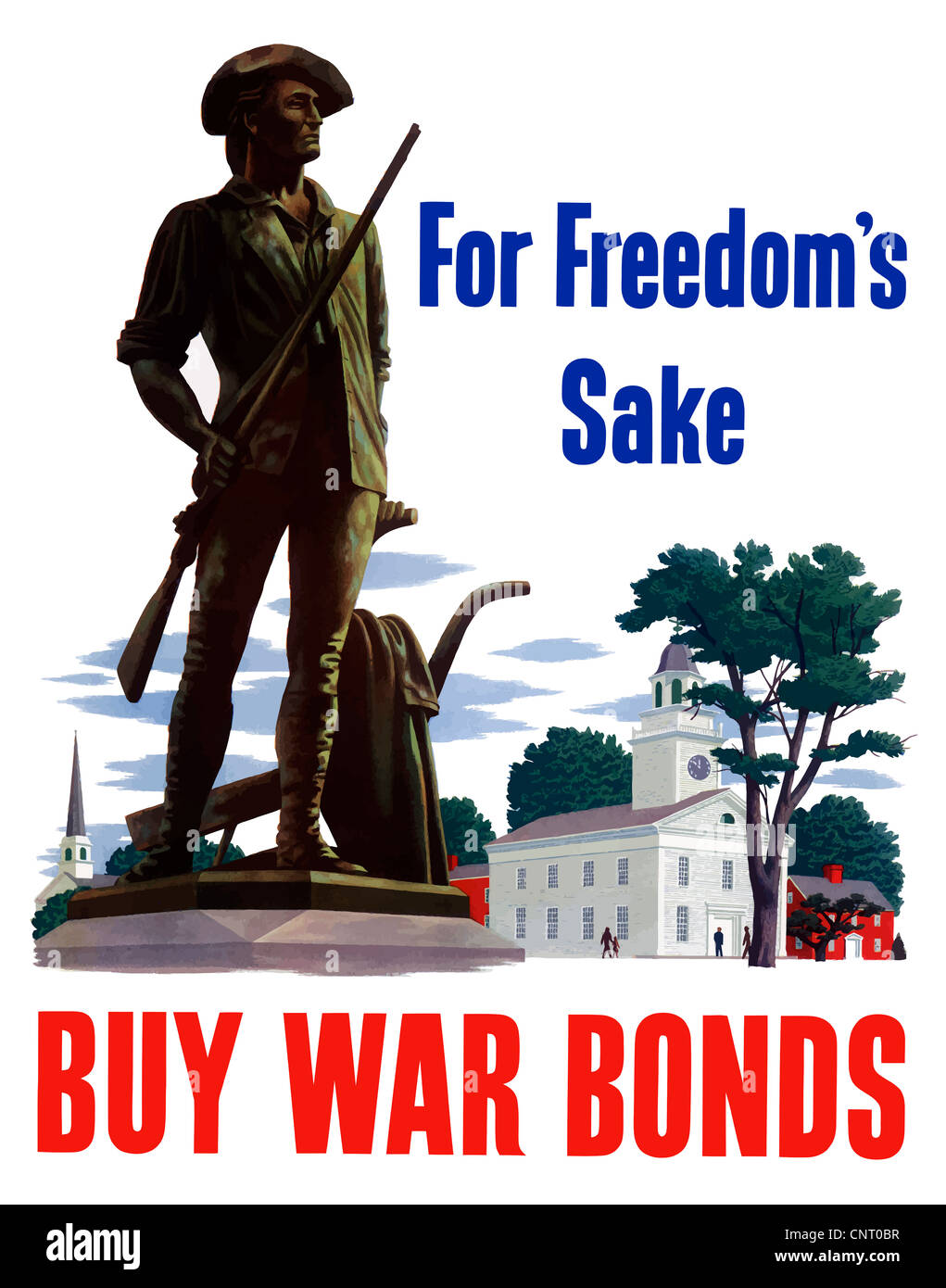 Digitally restored propaganda war poster Stock Photo - Alamy