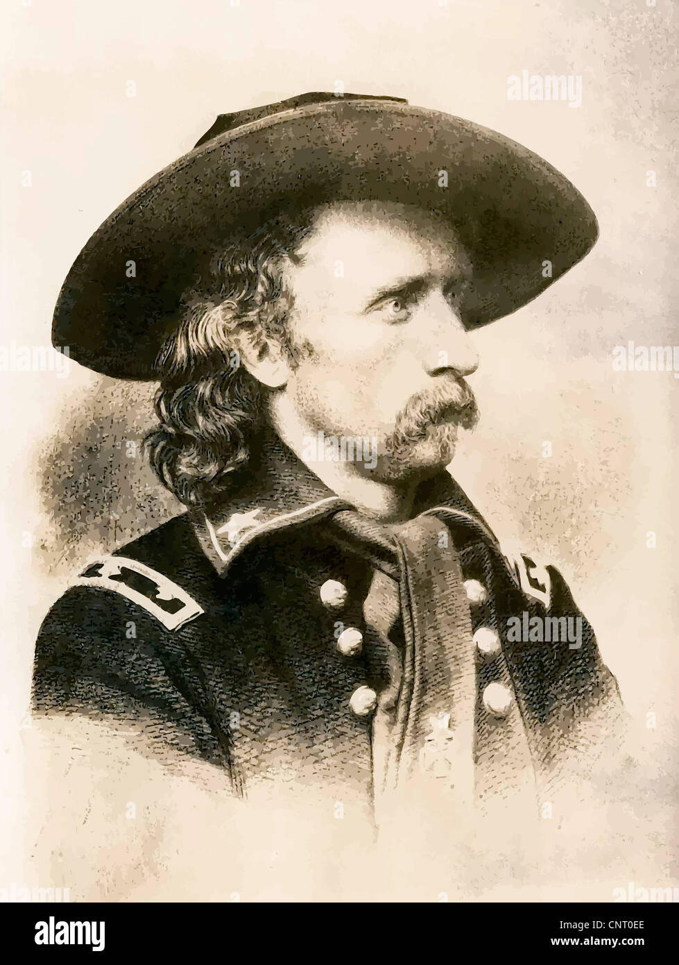 General george armstrong custer hi-res stock photography and images - Alamy