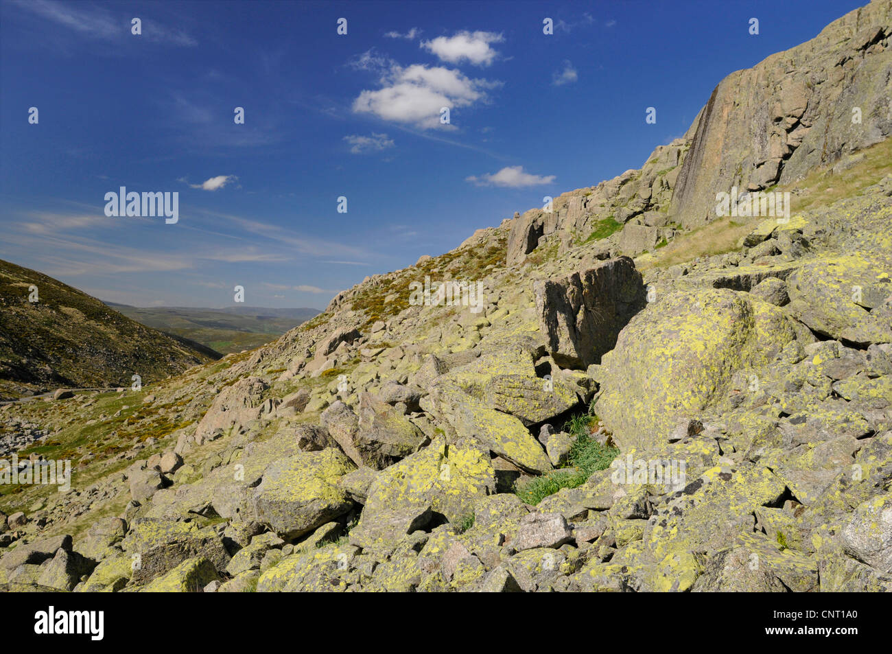 Boulder slope in the sierra de gredos hi-res stock photography and ...